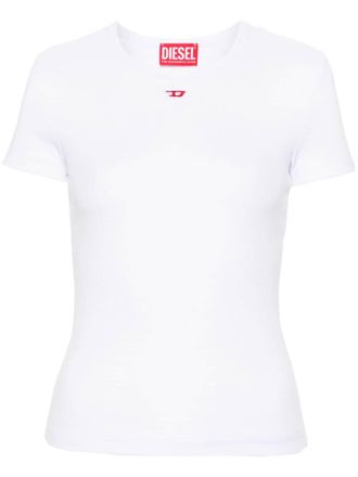Diesel t-shirt à patch logo - Blanc