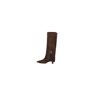 Lina Locchi Braune Wildlederstiefel - - Shoes - Damen - Braun - 37 EU