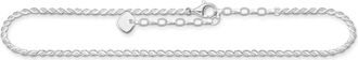 Thomas Sabo Thomas Sabo Fußkette Recyceltes 925 Silber, 22-27 cm, AK0035-001-21-L27V