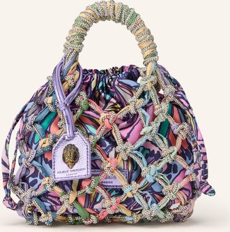 Kurt Geiger Beuteltasche Macrame Crystal Mit Schmucksteinen lila