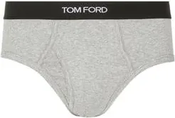 Tom Ford Slip en coton m&eacute;lang&eacute;