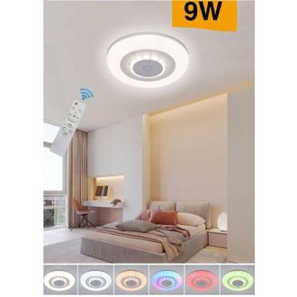 Trade Shop Plafoniera Soffitto Luce Led Rgb Bluetooth Cassa Telecomando Dimmerabile C44-rgb-o