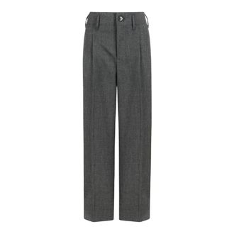 Ami Wide Pantalons - Femme - Pantalons - Gris - Taille: 36 FR