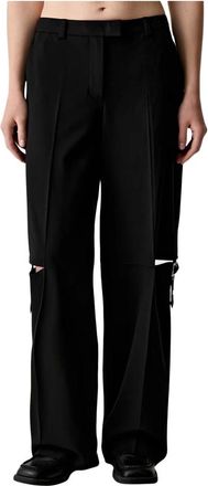 Karl Lagerfeld Damen, Hosen, Schwarzk, SGr&ouml;&szlig;e