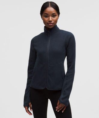 lululemon Laufjacke aus weichem f&uuml;r Frauen - Gr&ouml;&szlig;e XL in True Navy