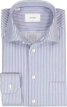 Eton Herren Hemd blau Kent