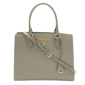 Prada Pre-owned Sac 2-en-1 Saffiano - Femme - Pre-owned - Gris - Taille: ONE Size