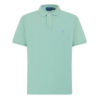 Polo Ralph Lauren Homme, Tops, Vert, Taille: S Polo en Piqu&eacute; de Coton avec Broderie