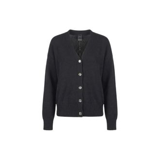 Pinko Langer Strickcardigan - - Knitwear - Damen - Schwarzk - M
