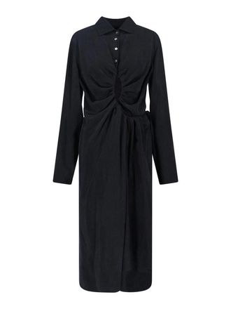 Maison Margiela Robe Au Genou - Noir