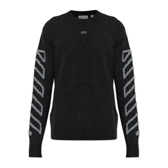 Off-white Homme, Pulls, Gris, Taille: S Pull en laine