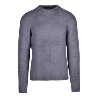 Roberto Collina Rundhals-Pullover - - Knitwear - Herren - Grau - M