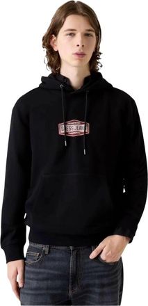 Guess Homme, Sweatshirts et sweats &agrave; capuche, Noir, Taille: L Sweat ML capuche coton