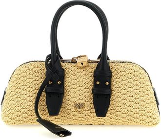 Pinko Pinko, Femme, Sacs, Beige, Taille: ONE Size Escape Bag Horizontal