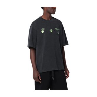 Off-white Herren, Oberteile, Schwarzk, LGr&ouml;&szlig;e