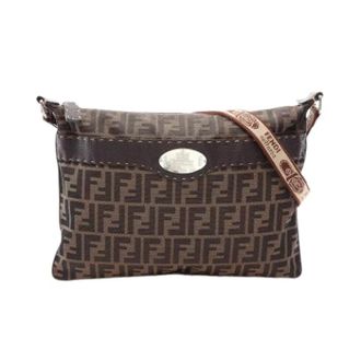 Fendi Sac bandouli&egrave;re vintage doccasion - Femme - Pre-owned - Brun - Taille: ONE Size