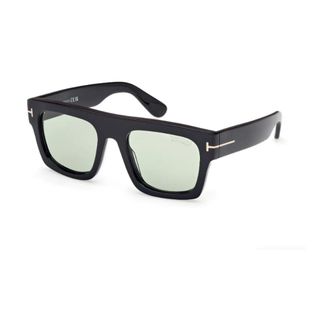 Tom Ford Fausto Lunettes de soleil - unisex - Accessoires - Noir - Taille: 53 MM