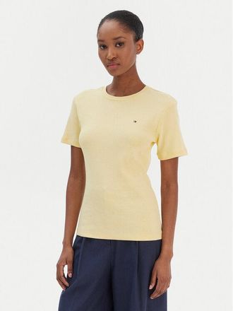 Tommy Hilfiger T-Shirt New Cody WW0WW40587 Gelb Slim Fit