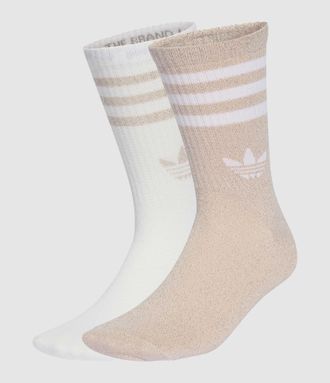 adidas Chaussettes 3S Glitter Cr 2 Blush Pink/White
