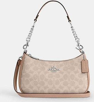 Coach Teri Schultertasche aus Signature-Canvas
