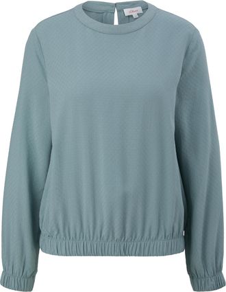 s.Oliver Bluse mit Dobby-Struktur