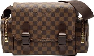 Louis Vuitton Hobo Bags - Damier Ebene Melville Reporter - Gr. unisize - in Braun - f&uuml;r Damen