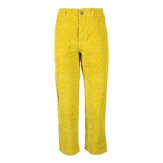 Another Label Gerade Hosen - - Trousers - Damen - Gelb - XS