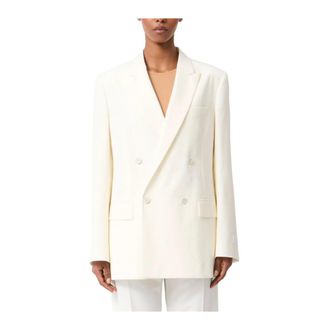 Maison Margiela Doppelreihige Jacke - - Jackets - Damen - Beige - S