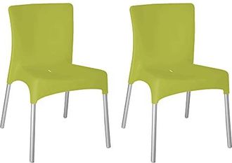 Resol Moon Stuhl, 58,50 x 50 x 80,50 cm, Limettengrün