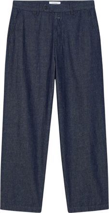 Closed Homme, Pantalons, Bleu, Taille: W30 Wide Pantalons