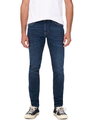 Only & Sons Herren Onsloom Slim Dark Blue 4514 Jeans Noos Pants, Dark Blue Denim, 33W / 30L EU
