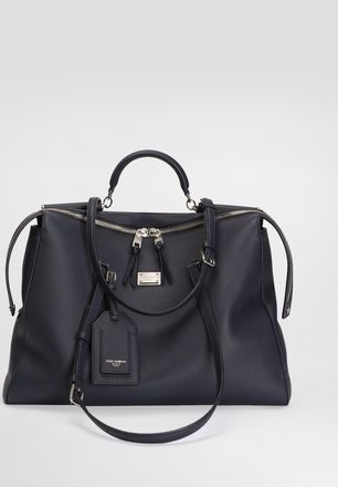 Dolce & Gabbana Handtasche Vittoria Aus Kalbsleder - Mann Shopper Blue Onesize