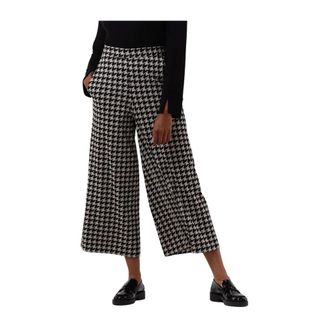 Ana Alcazar Weite Culotte Hose Schwarz - - Trousers - Damen - Schwarzk - XL
