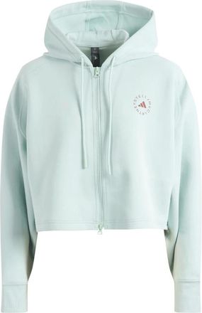 adidas by Stella McCartney Femme, Sweatshirts et sweats &agrave; capuche, Vert, Taille: 36 FR CRO Sweat &agrave; capuche Vapgrn