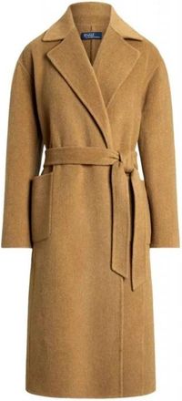 Ralph Lauren Femme, Manteaux, Brun, Taille: 38 FR Manteau Ceintur&eacute;