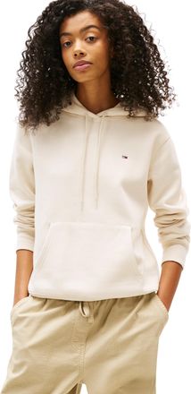 Tommy Jeans Damen Tjw Reg Flag Hoodie Dw0dw19958 Kapuzenpullover, Beige (Desert Sand Dune), XS EU