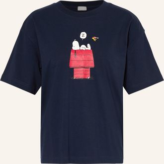 Mey Mey Schlafshirt Serie Mey &times; Peanuts blau