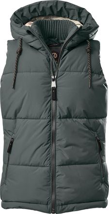 G.I.G.A. DX (GIGEQ Damen Casual Funktionsweste in Daunenoptik mit Kapuze GW 31 WMN QLTD VST, dunkel blaugr&uuml;n, 40, 38791-000