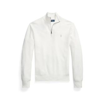 Polo Ralph Lauren Homme, Pulls, Blanc, Taille: M Pull Quarter-Zip