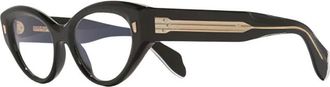 Cutler and Gross Femme, Accessoires, Noir, Taille: 51 MM 1417 Cat Eye Optical Frame