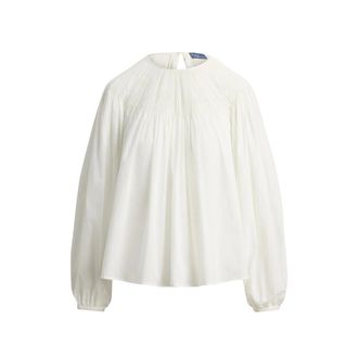 Ralph Lauren Olivia Pleated Blouse