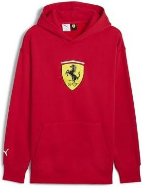 Puma Hoodie à Gros Logo Race Scuderia Ferrari HP Homme XXL, Rosso Corsa Red