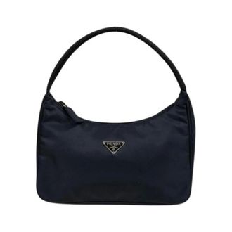 Prada Sac bandouli&egrave;re en nylon Pre-owned - Femme - Pre-owned - Noir - Taille: ONE Size