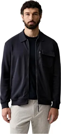 Joop Homme, Sweatshirts et sweats &agrave; capuche, Bleu, Taille: L SweaT-shirt z fermetureure &eacute;clair