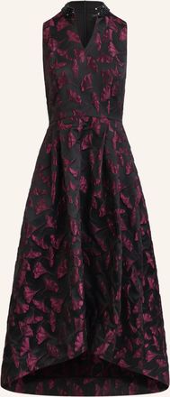 Apart Jacquard Kleid rot
