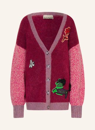 Alemais Al&eacute;mais Oversized-Strickjacke Mlak Mit Mohair Und Alpaka rot
