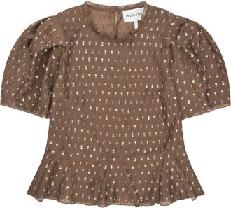 Munthe Femme, Blouses et Chemises, Brun, Taille: 40 FR Blouse