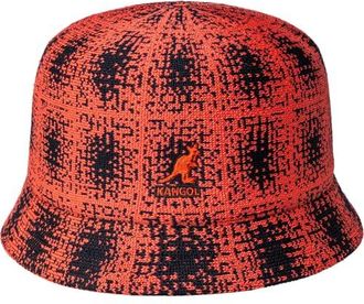 Kangol Chapeau Bob Grunge Plaid Bin Femme - DEte de Peche Soleil Ete Printemps-ete - M (56-57 cm) Orange