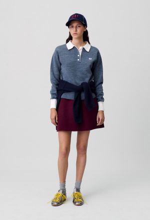 Claudie Pierlot Jupe laine courte droite
