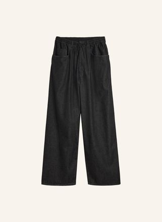 Yohji Yamamoto Y-3 Denim Hose schwarz